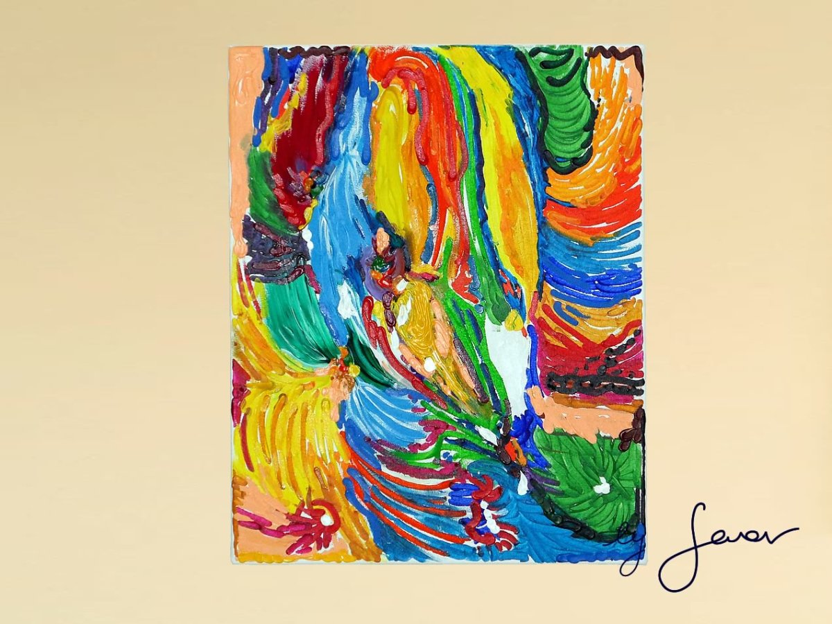 The Beginning, Painting No. 1 by Swav – Paintings by Swav